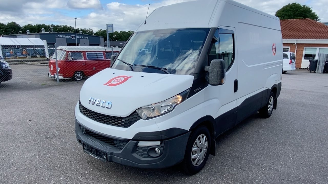 Køb Varebil med lift. 10m3 Iveco Daily 35s15 2.3 på Klaravik - YouTube