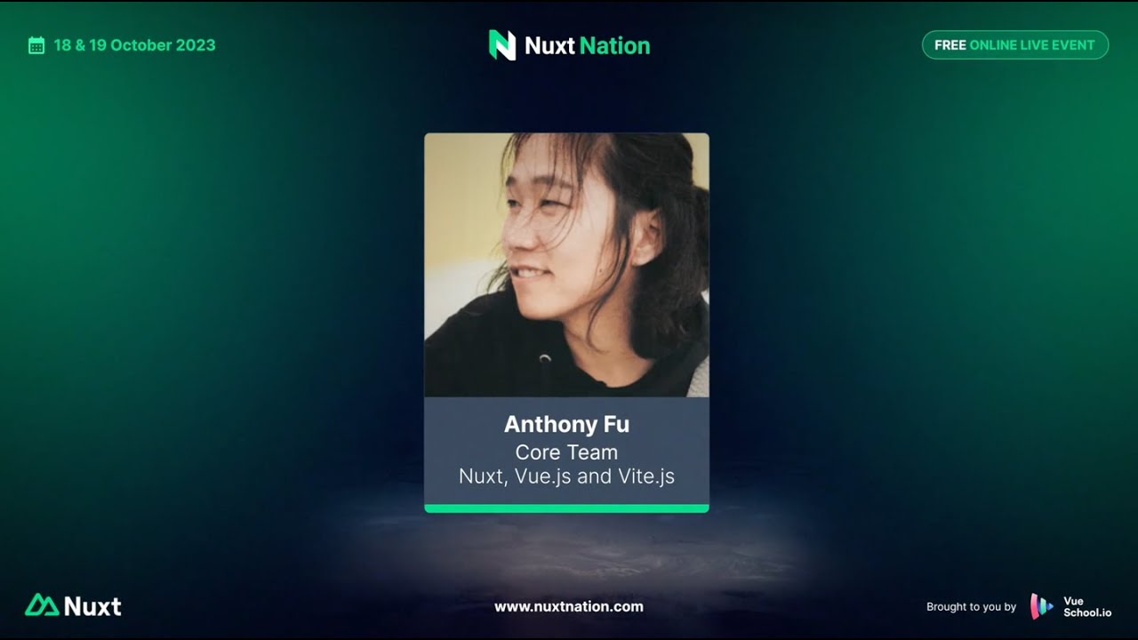 Anthony Fu: Nuxt Nation 2023 Interview - YouTube
