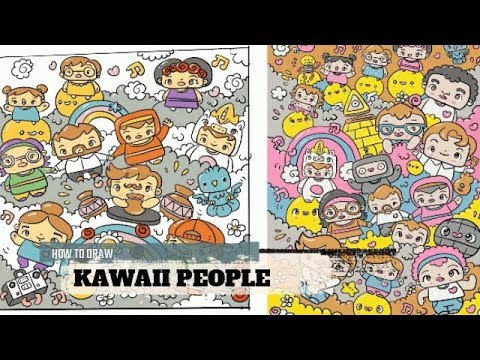 How To Draw Kawaii People by Garbi KW - YouTube