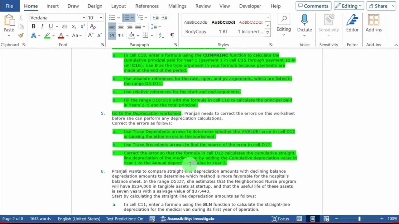 Excel Module 9 SAM Project 1a || Mount Moreland Hospital || NP_EX19_9a ...