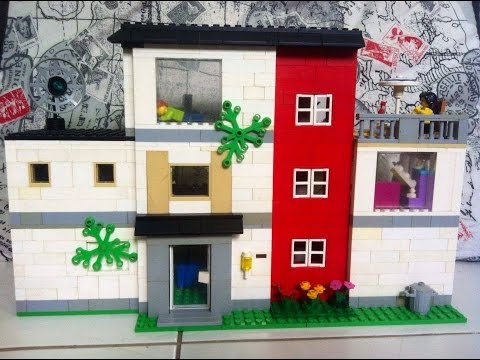 Casa de Lego com piscina 2 - YouTube