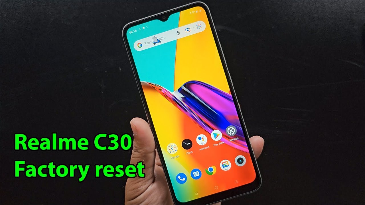 How to factory reset realme c30 - YouTube
