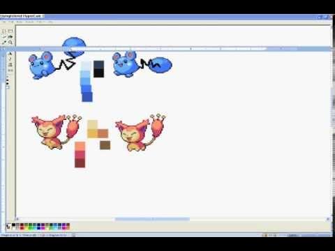 Pokemon Sprite Tutorial part 1 - YouTube