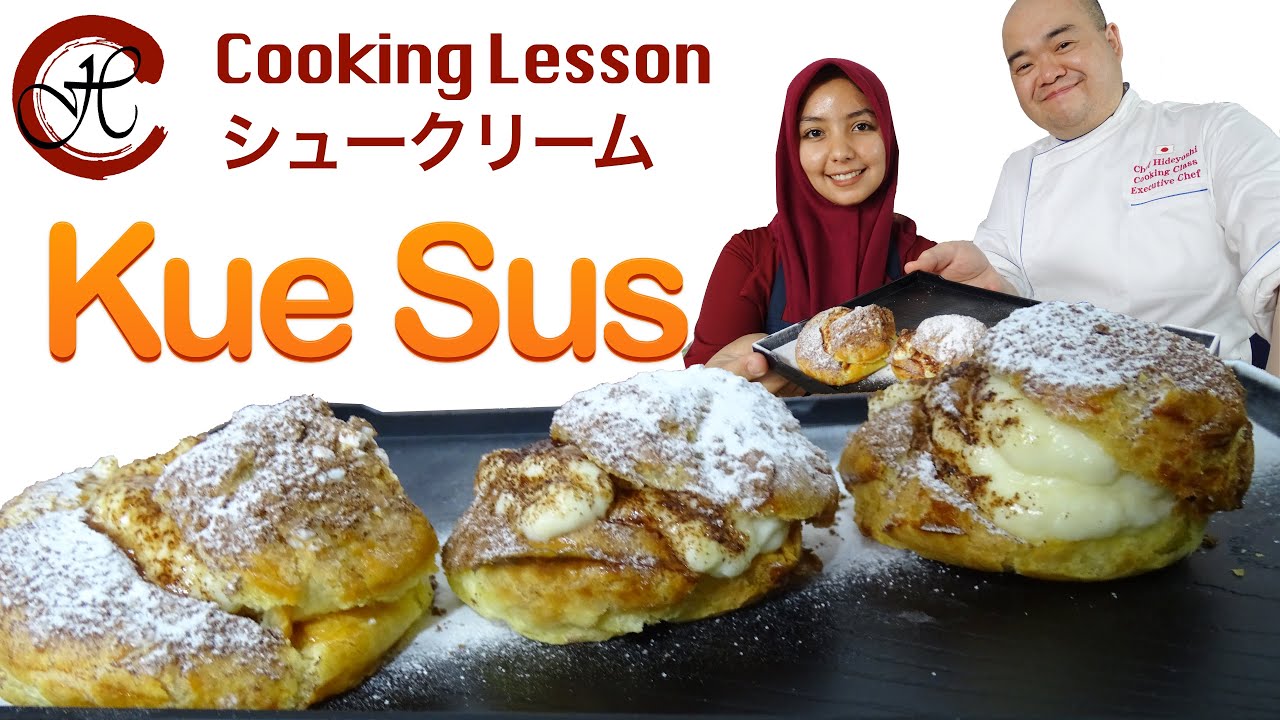 Resep Kue Sus Isi Fla Susu (Castard Cream) - YouTube