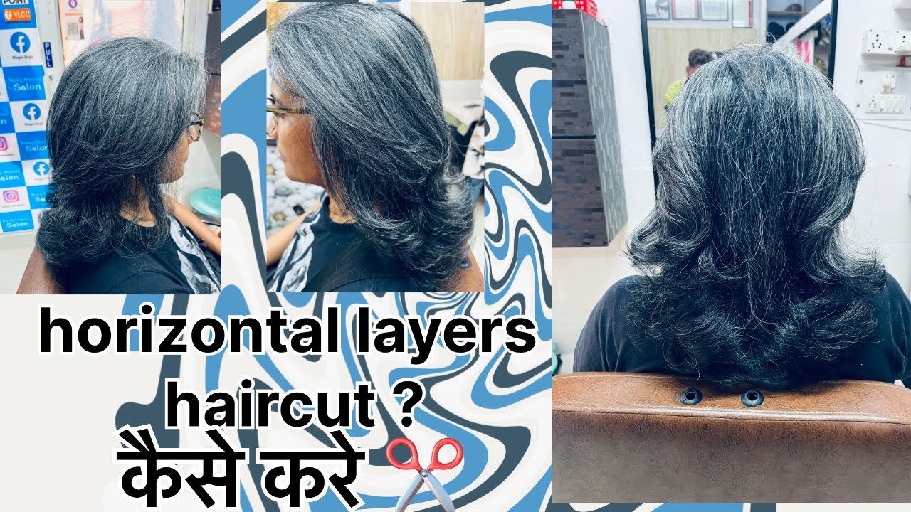 horizontal with 45 🅰️haircut कैसे करे ! full video || easy way || # ...