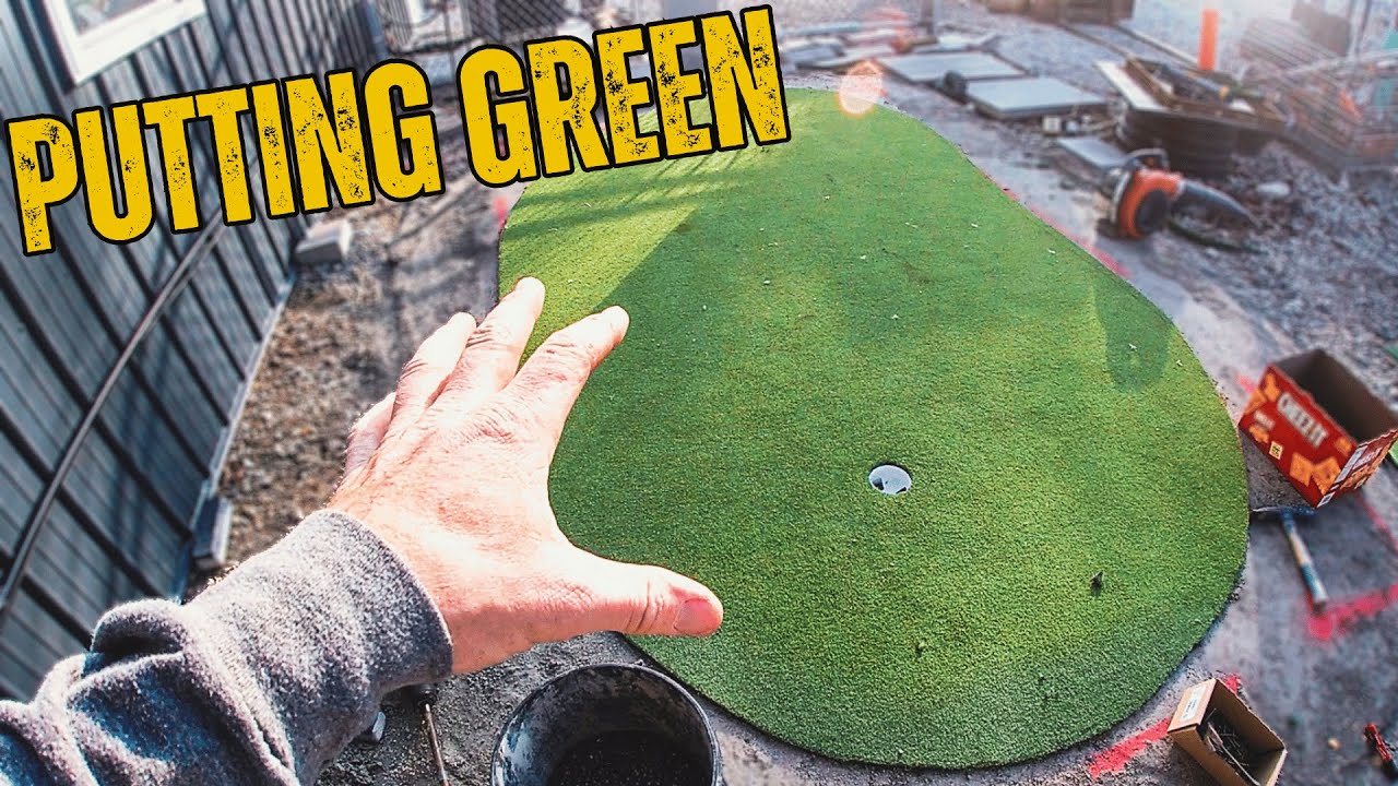 How to Install an Artificial Turf Putting Green! - YouTube