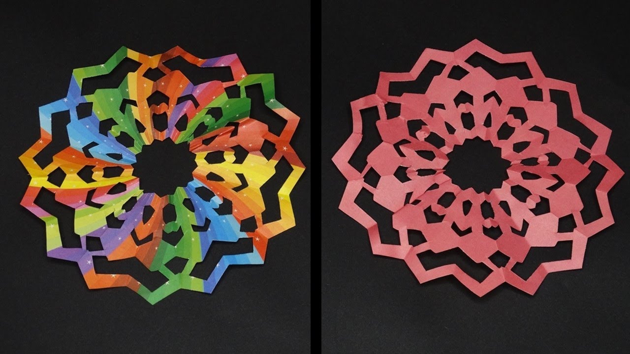 DIY | How to Make an Easy Paper Cutting Flower | Beautiful Papercraft ...