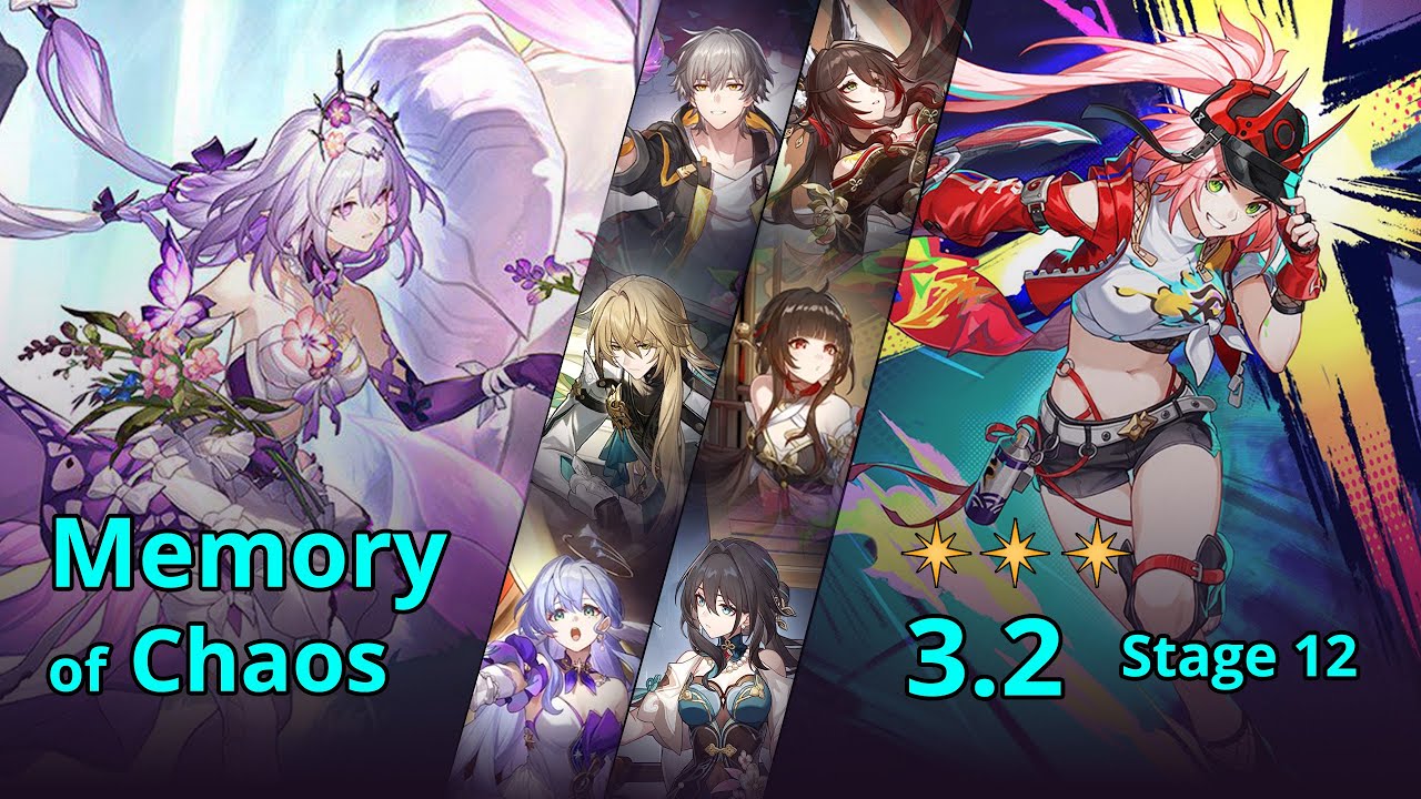 E0 Castorice E0 Luocha & E0 Rappa - MoC 3.1 / 3.2 Stage 12 (3 Stars ...