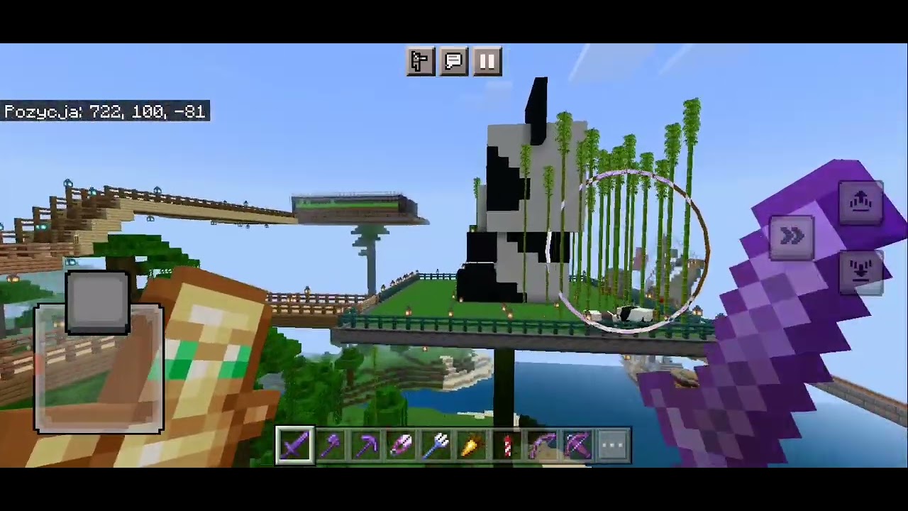 Minecraft na Telefon #1 - Mapa creative (jutro survival) Pierwsze odc ...