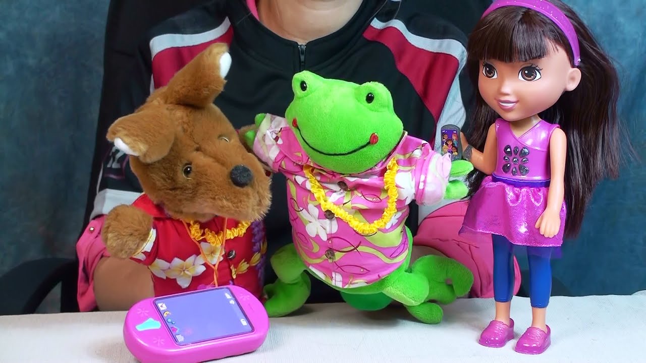 Dora and Friends Talking Dora and Smartphone Playtime Toy Review with ...