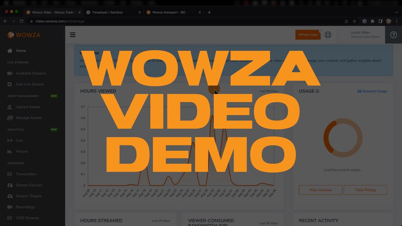 Wowza Video Demo - YouTube
