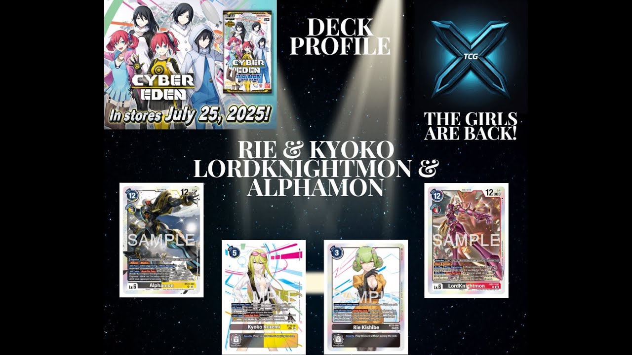 Digimon TCG - BT 22 Deck Profile - Lordknightmon and Alphamon Deck Rie ...
