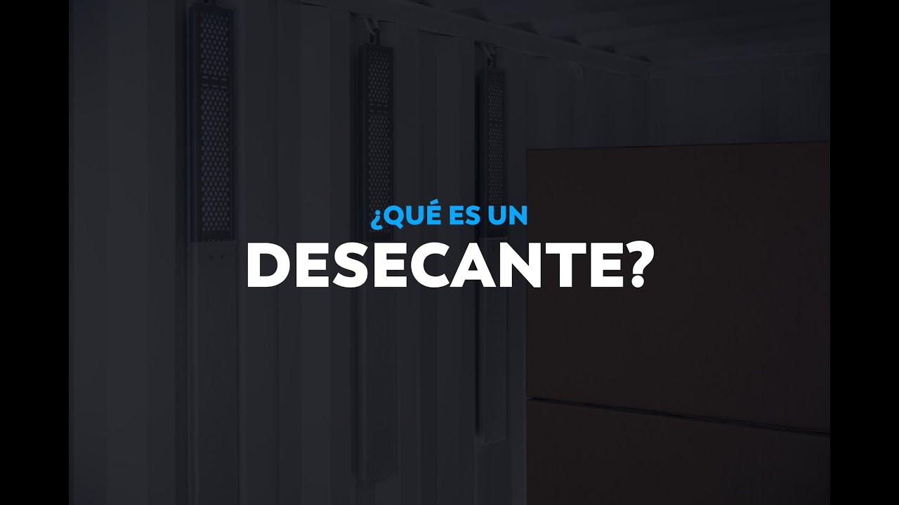¿QUÉ ES UN DESECANTE? - YouTube