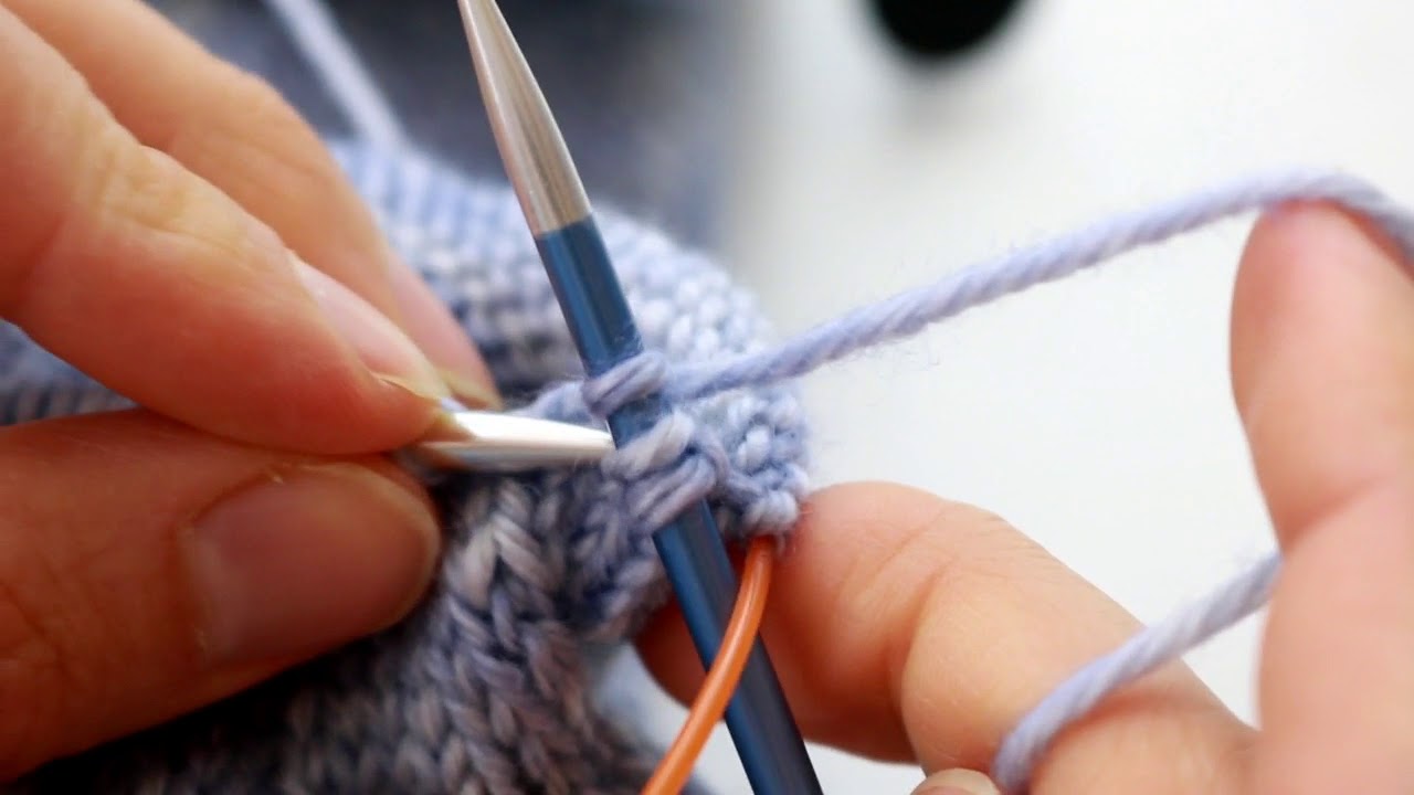 diminution: surjet simple - YouTube