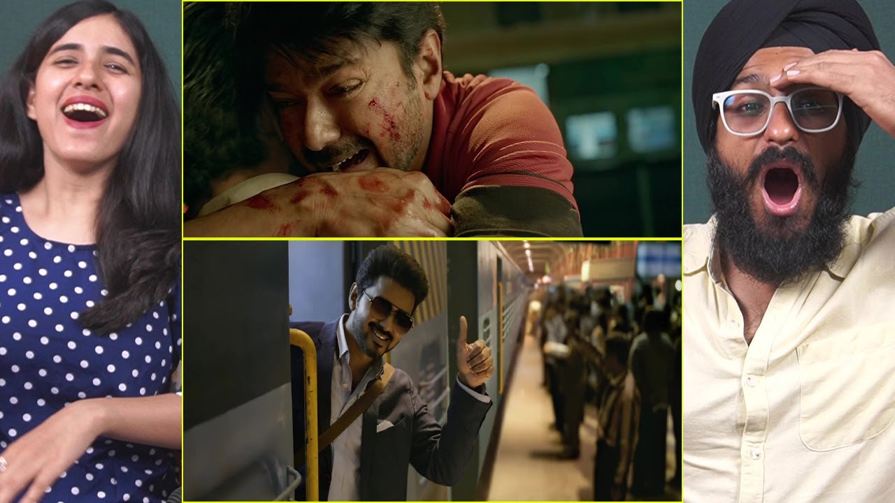 Bigil Railway Station Fight Scene REACTION | Interval Heart-Breaking ...