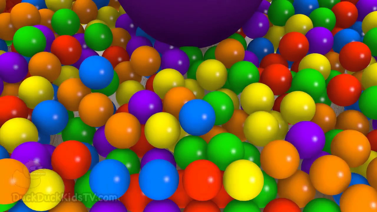 NEW Crazy Ball Pit Show 3D for Kids to Learn Colors with Giant Surprise ...