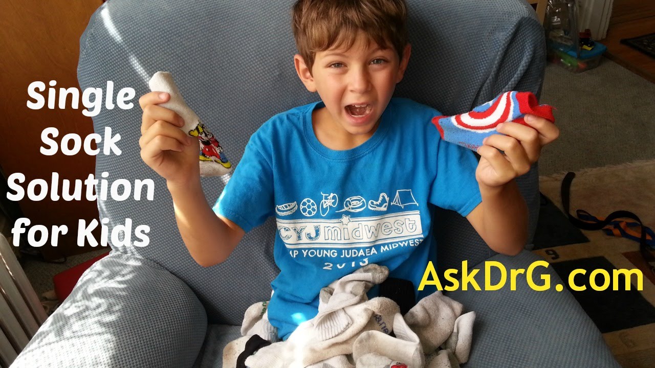 Kids and Socks - Amazing Laundry Parenting Hack! - YouTube