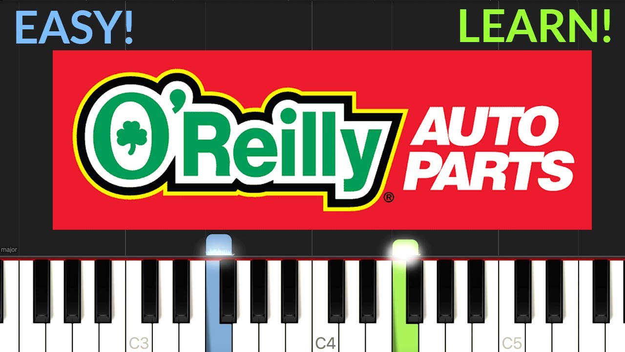 O'Reilly Auto Parts Jingle | EASY Piano Tutorial - YouTube