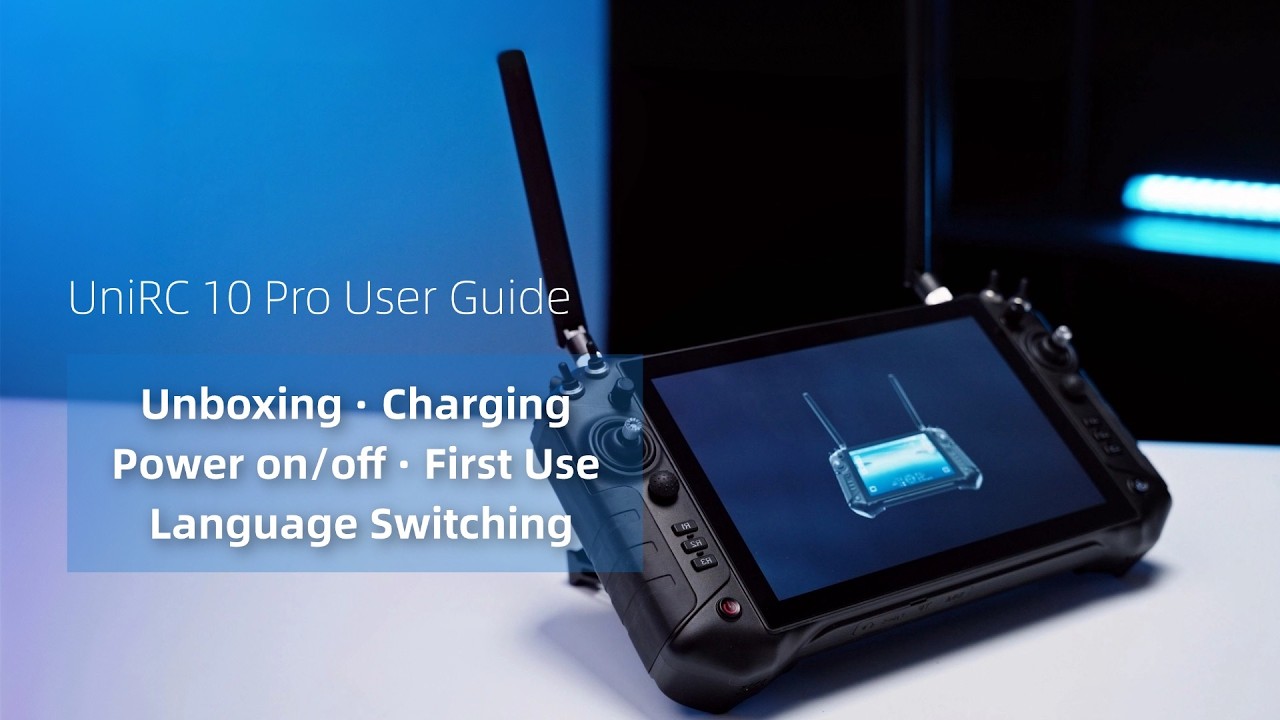 UniRC 10 Pro User Guide: Chapter 1. Unboxing & Basic Operations - YouTube