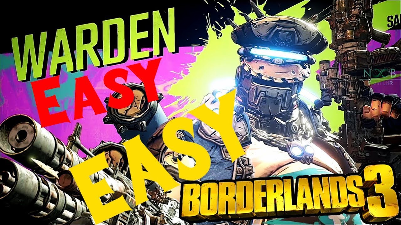BORDERLANDS 3 WARDEN Boss fight (Solo FL4K) - YouTube