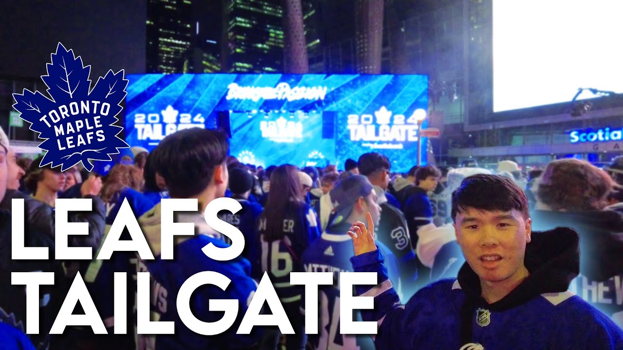 I Went to a Toronto Maple Leafs Tailgate - YouTube