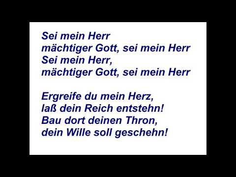 Sei mein Herr Lyrics - YouTube