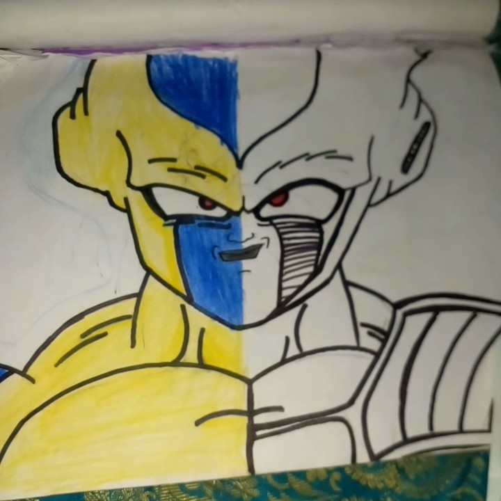 Golden freezer drawing golden chhipkali🦎 drawing - YouTube