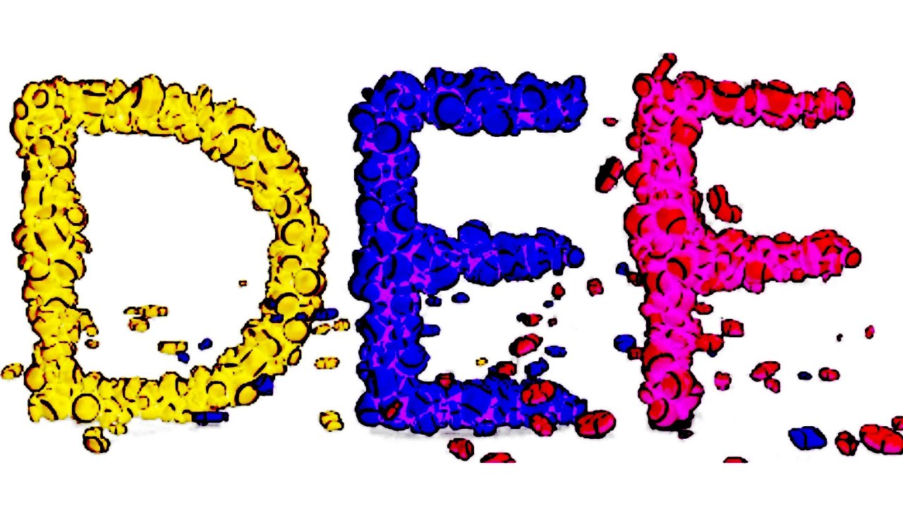 Learn Letters DEF's with 3D Candie's ( Sponsored Preview 2 Iconic ...