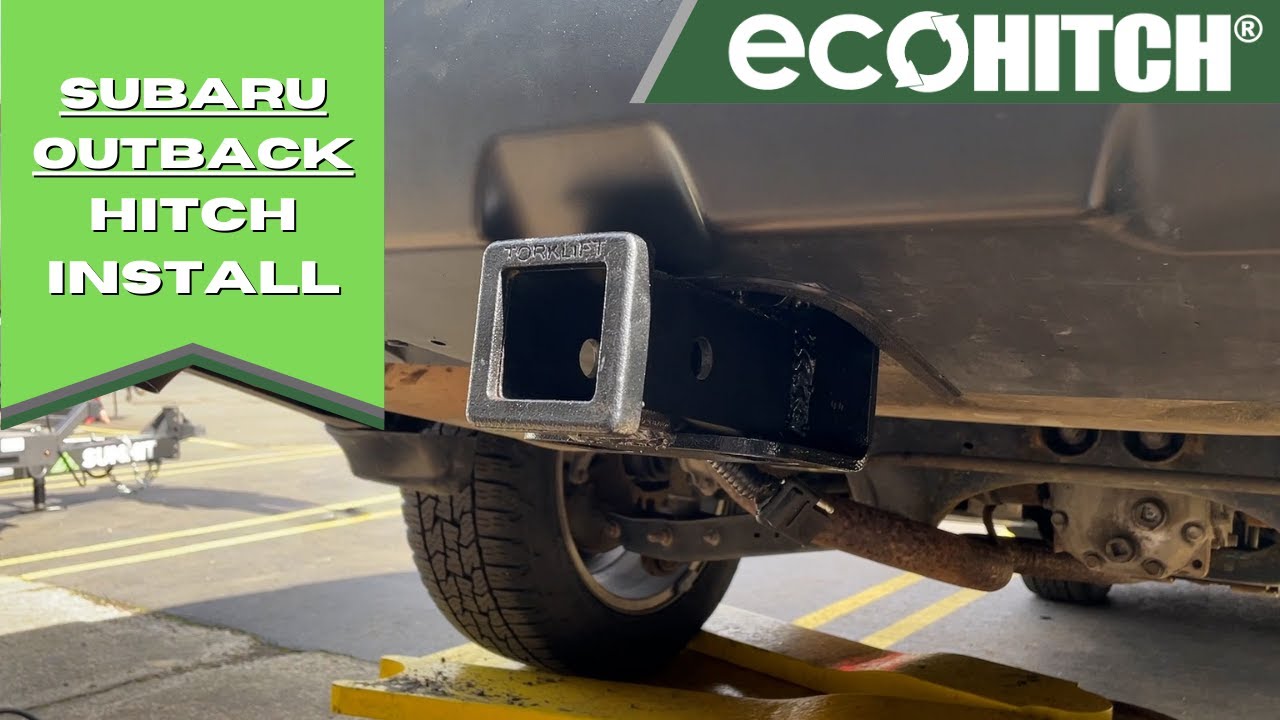 How to Install a Subaru Outback Hitch by EcoHitch® | X7162 - YouTube