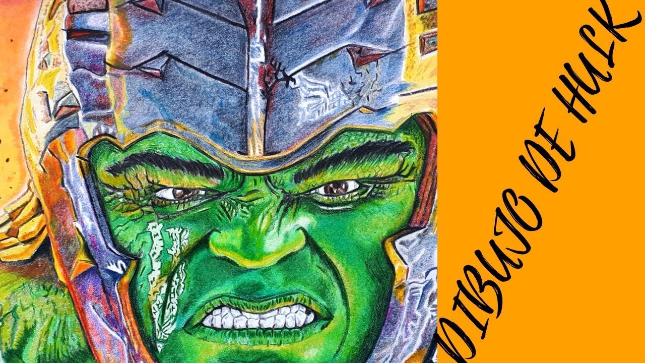 Dibujo de HULK de Thor Ragnarok / Drawing hulk ️👀 - YouTube