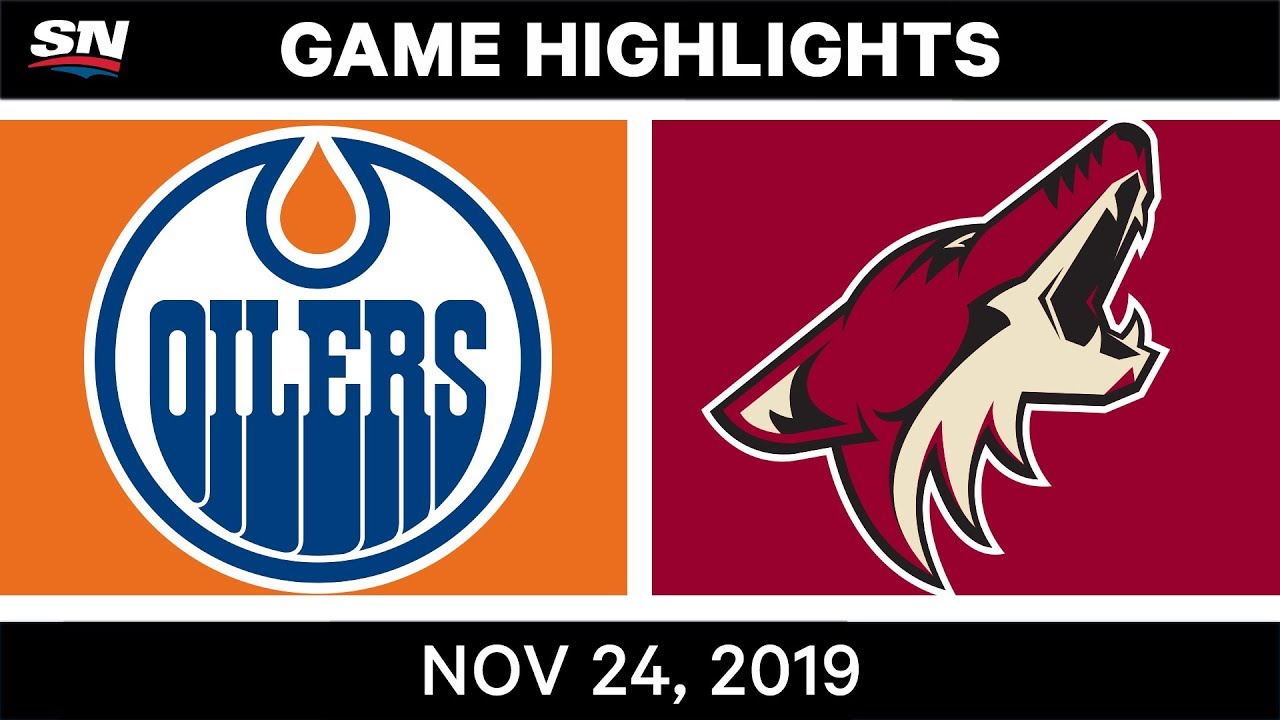 NHL Highlights | Oilers vs Coyotes – Nov. 24, 2019 - YouTube