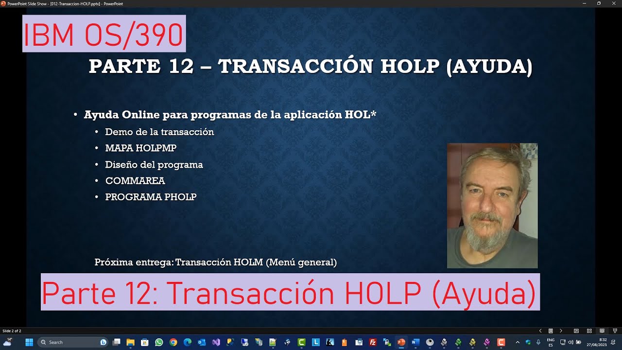 IBM OS/390: Parte 12: Transacción HOLP (Ayuda) - YouTube