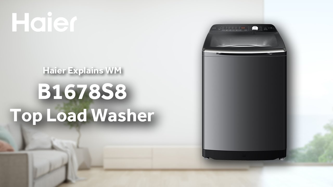 Haier DD Inverter Top Load Rear Control Panel Washing Machine HWM100 ...