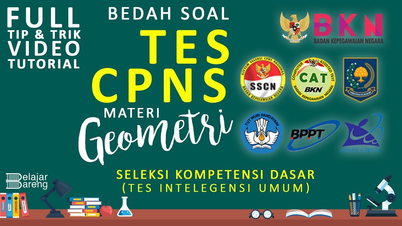 PASTI BISA KERJAIN SOAL TIU GEOMETRI CPNS - YouTube