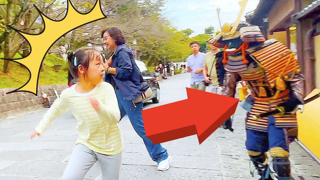 #75 SAMURAI Mannequin Prank in Kyoto Japan | Japanese shogun statue ...