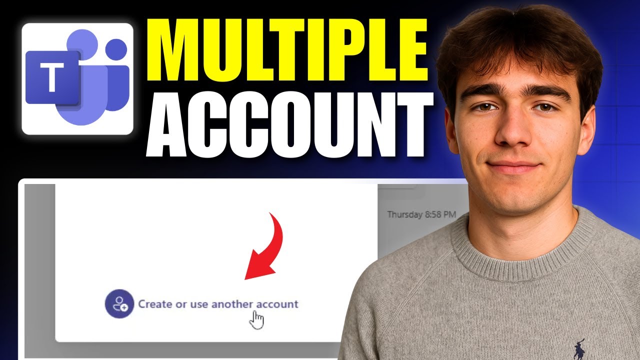 How To Add Multiple Accounts In Microsoft Teams (Tutorial 2026) - YouTube