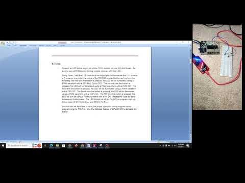 COMP 551-Interfacing | Lab 7 Submission - Programming PWM with CCP Modules - YouTube