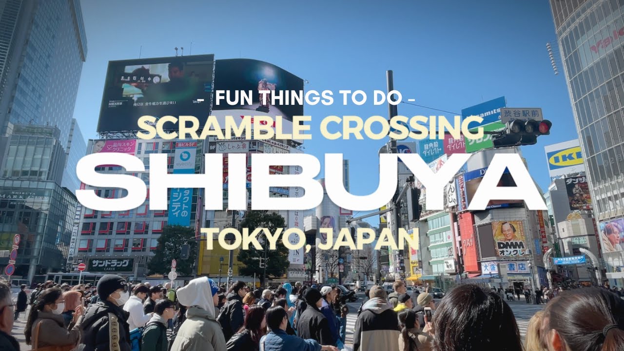 Crazy Shibuya Crossing | Fun Things to Do in Tokyo | Japan 4k Tour ...