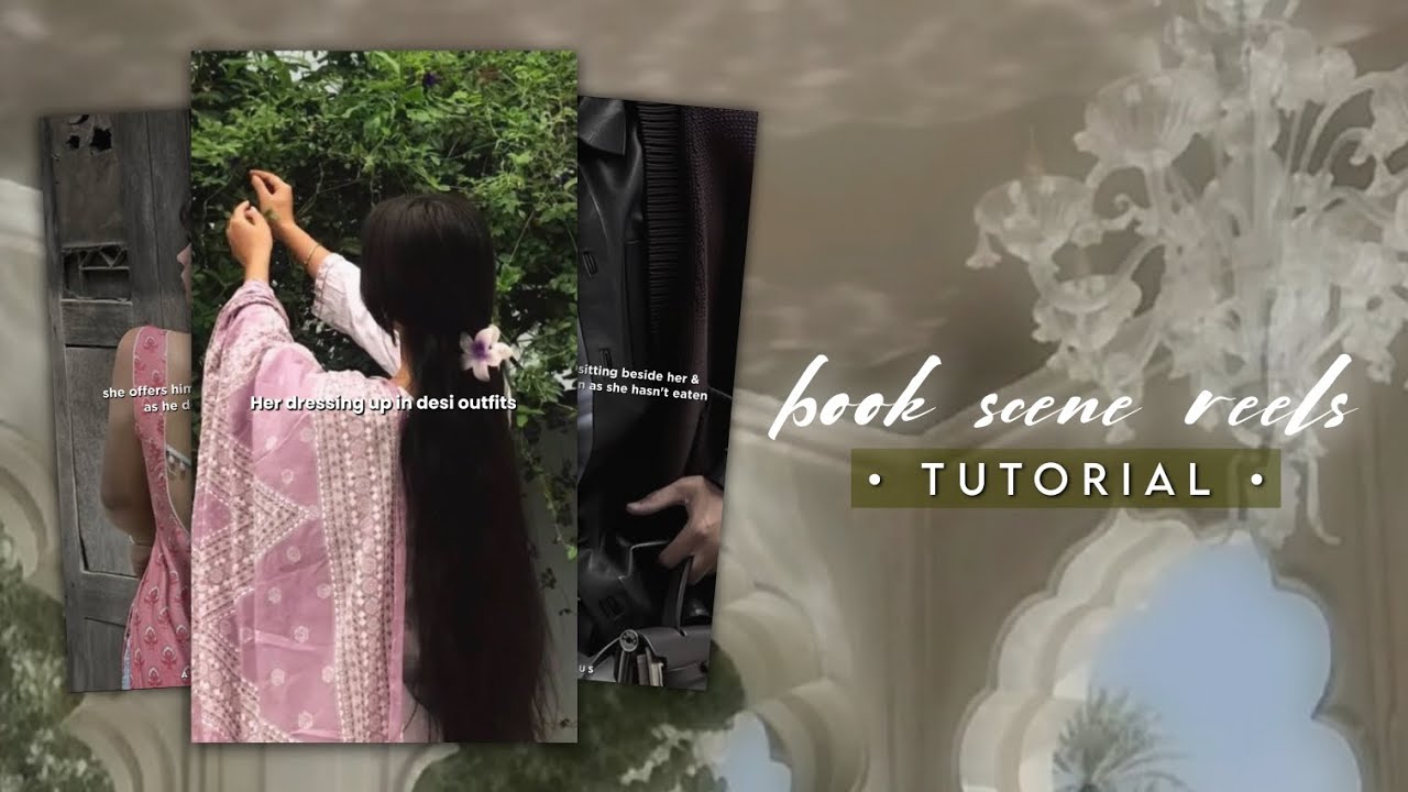 How to make book scene reels - YouTube