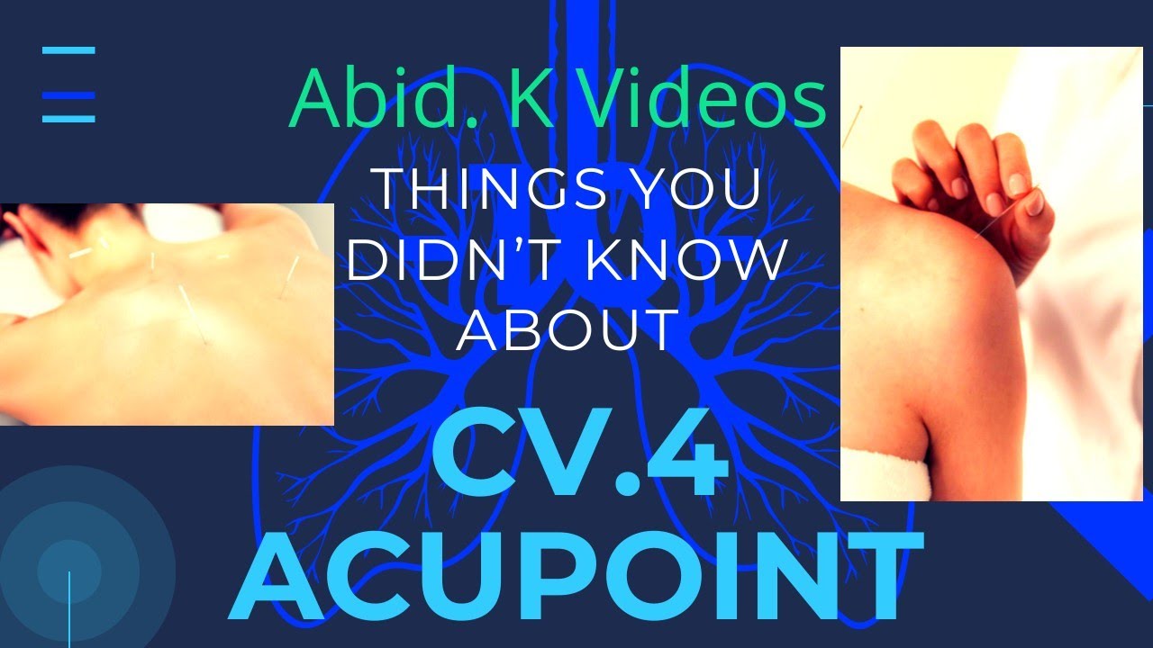 CV. 4 ACUPUNCTURE POINT #acupuncture #youtube #viralvideo - YouTube