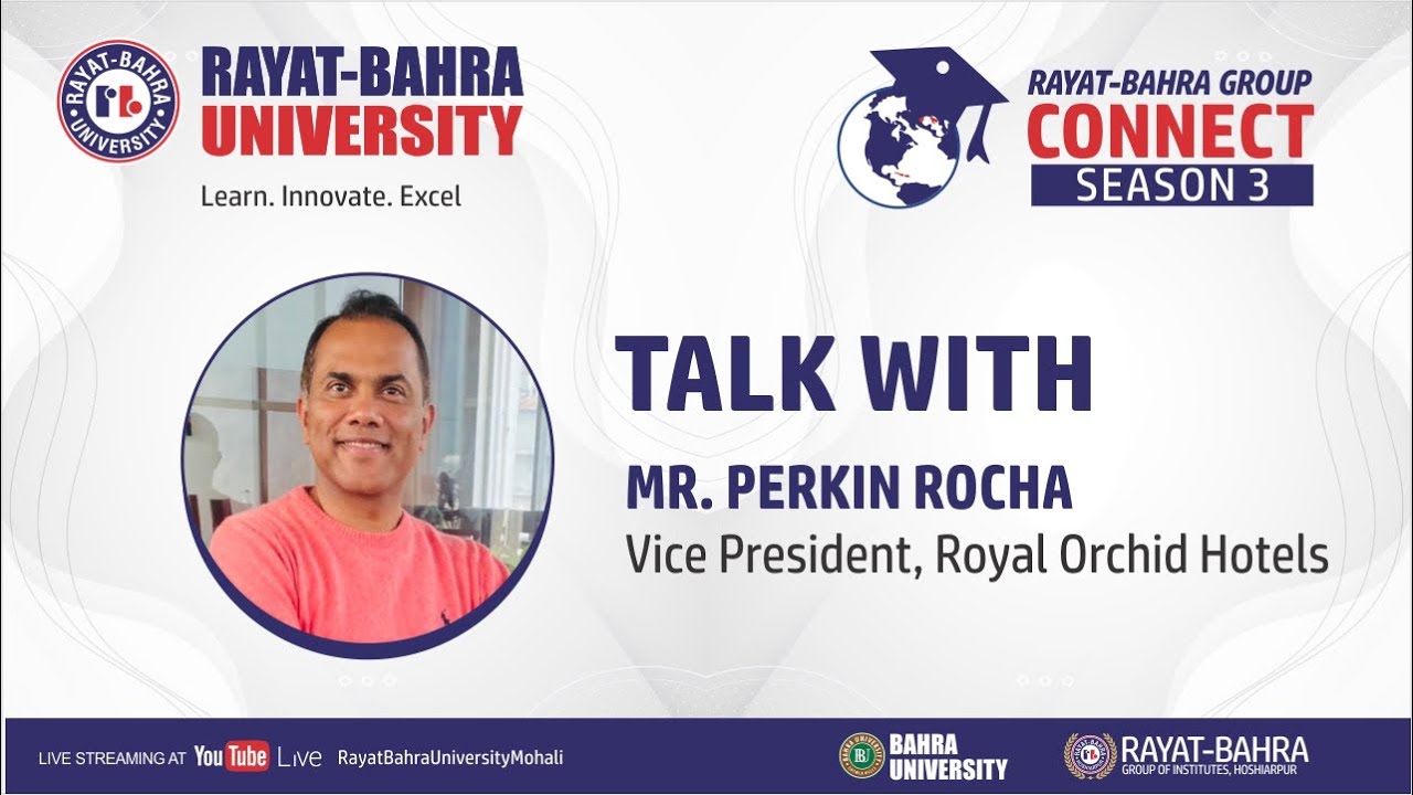 Talk with Mr. PERKIN ROCHA - V.P Royal Orchid Hotels - YouTube
