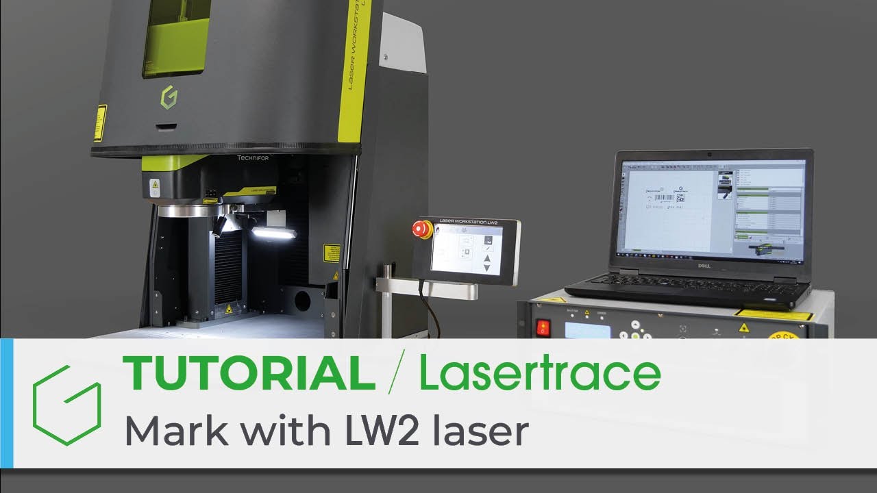 How to engrave with Lasertrace & the LW2 laser engraver? - YouTube