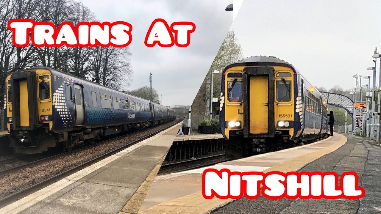 Trains At: Nitshill (12/4/22) - YouTube
