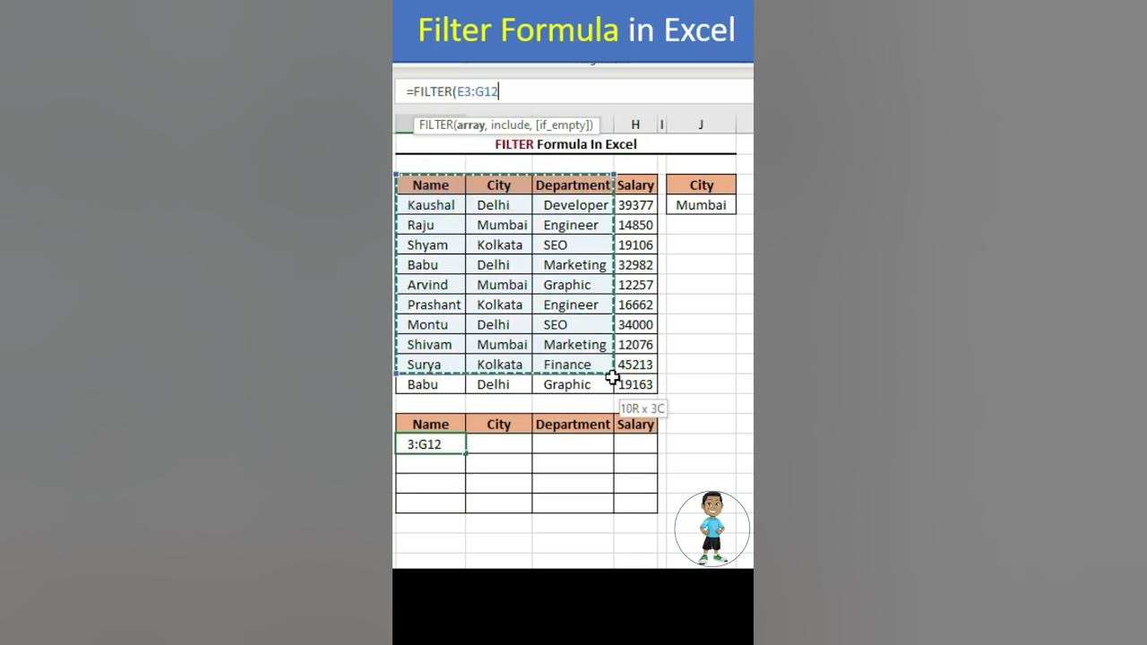 Filter Formula In Excel YouTube filter-formula-in-excel-youtube