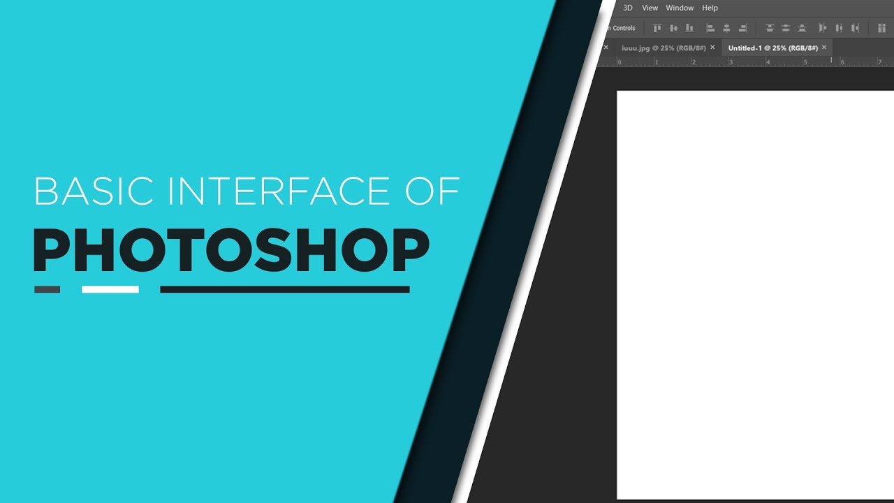 BASIC INTERFACE OF ADOBE PHOTOSHOP - YouTube