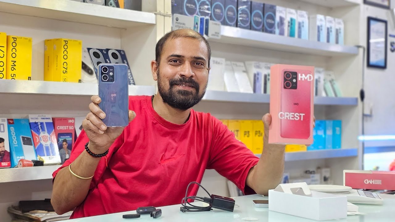 Nokia HMD crest 5g unboxing and first look sunil mobile #india #nokia # ...