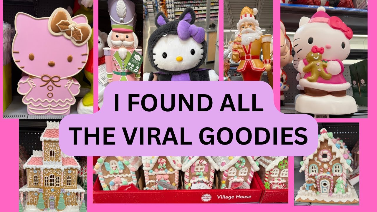 🎄🤶 I found all the viral goodies today at Walmart ! Run do not walk ...