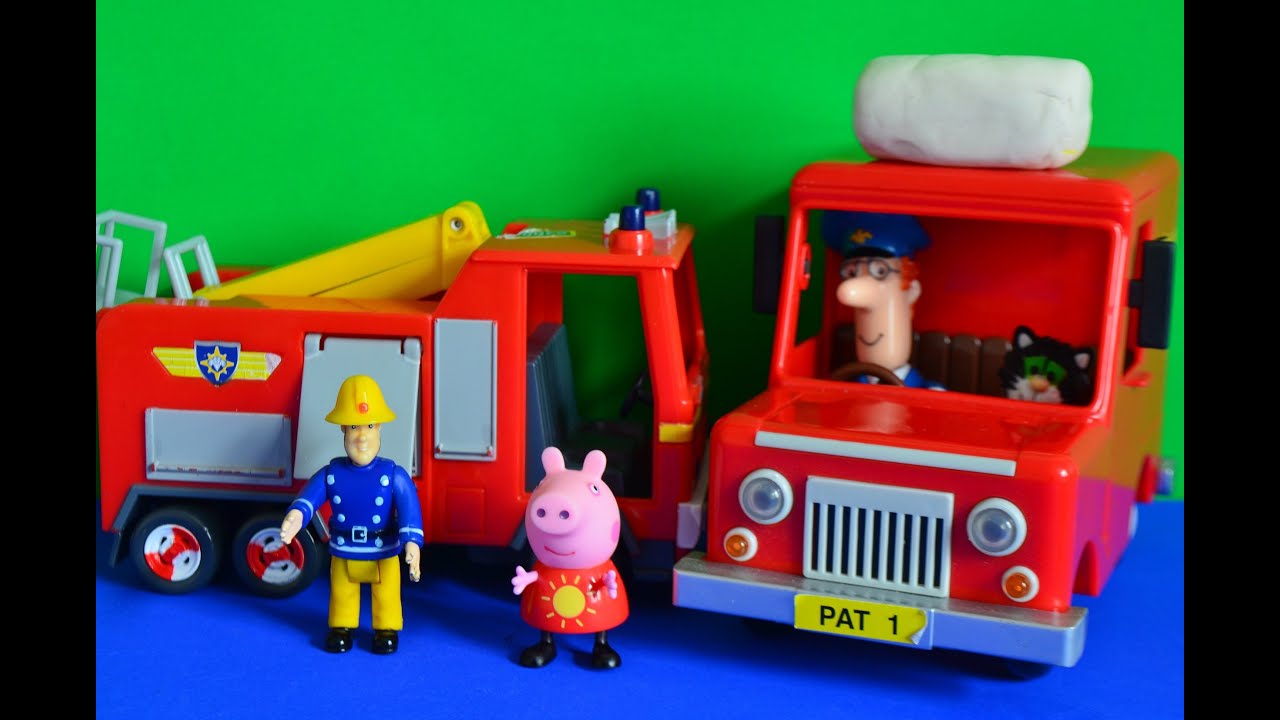 Fireman sam peppa pig Full episode postman pat play-doh special ...