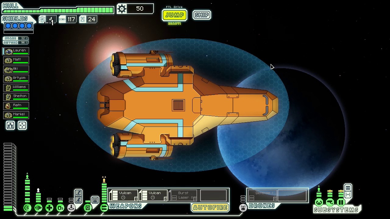 FTL Infinite Space Dual Vulcan Gameplay - YouTube