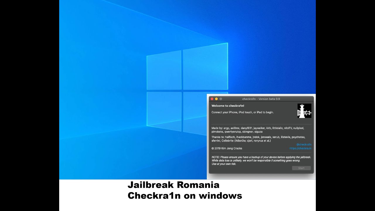 Checkra1n on windows - YouTube